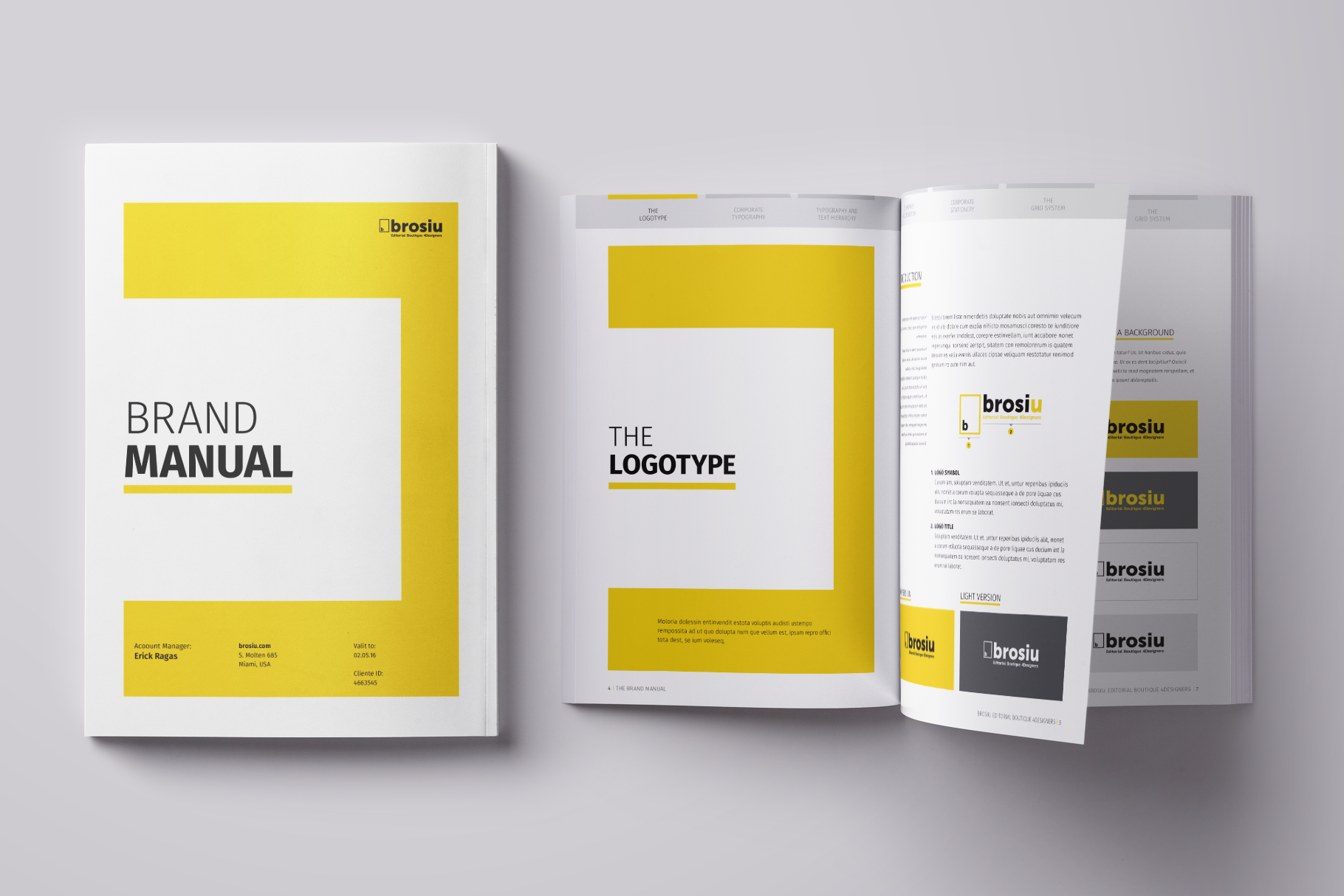 Brand Manual, a Templates & Theme by StockInDesign