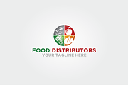 Food Distributions Logo, a Branding & Logo Template by REDVY CREATIVE