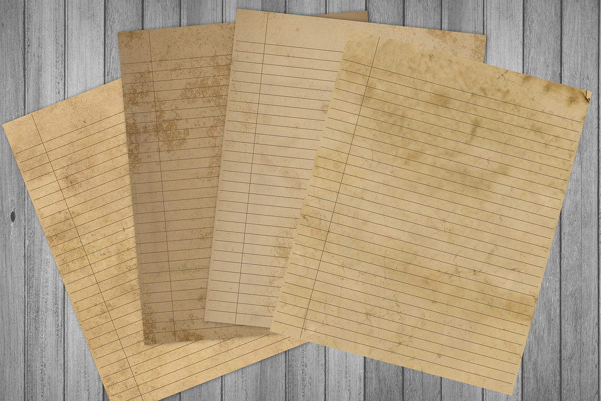 Distressed Writing Paper Printable, a Texture Graphic by Digital Curio