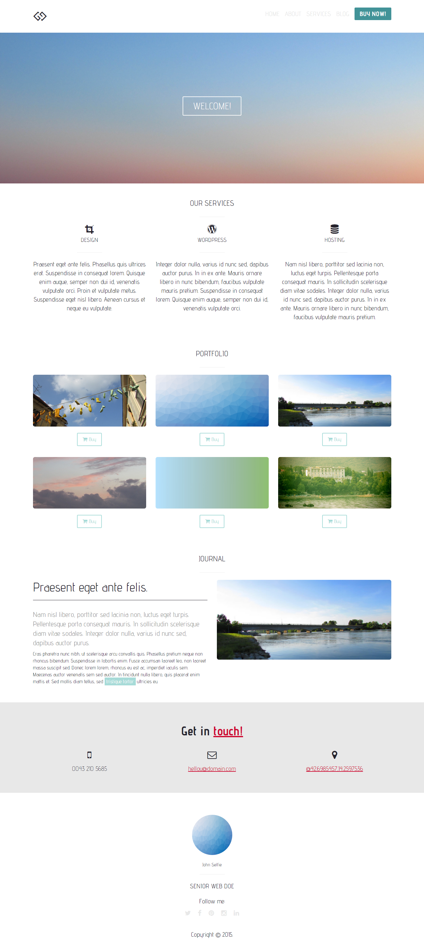 Starter - Simple Bootstrap Template, a Bootstrap Template by WPbonsai Std.