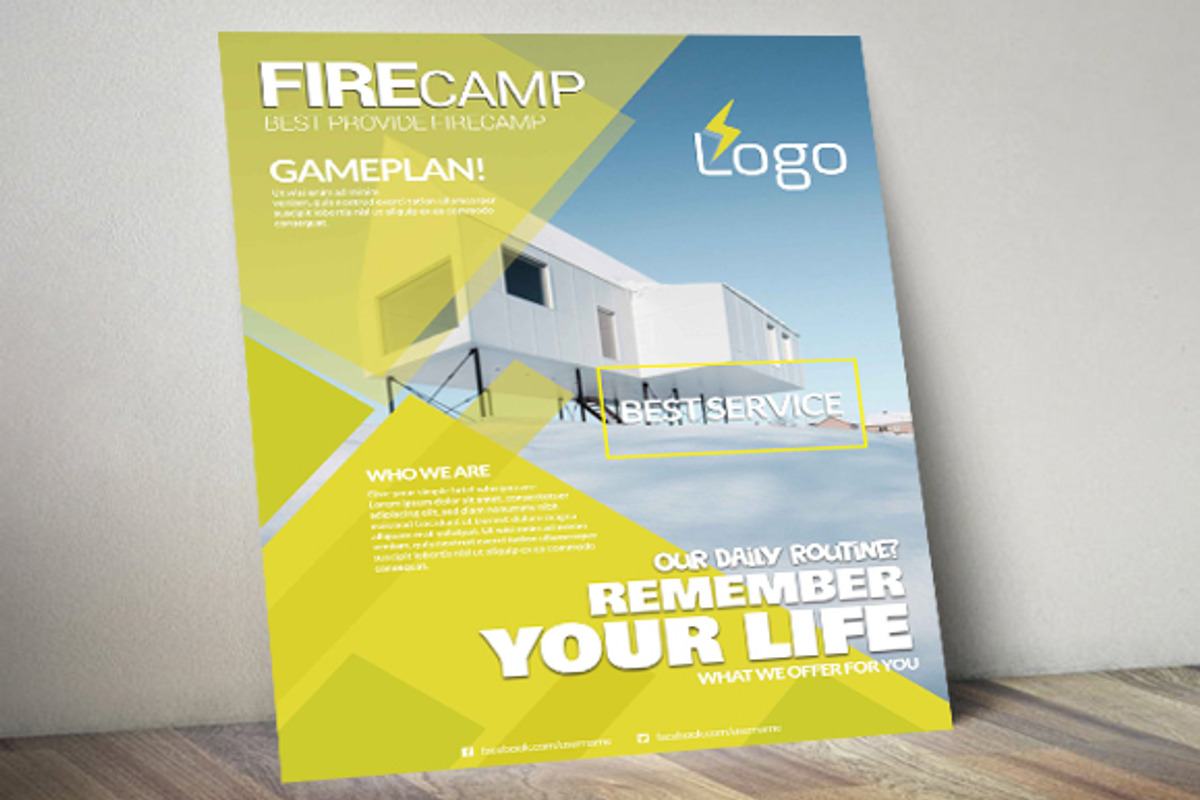 Game Plan Business Flyer, a Flyer Template by PenciGraphics