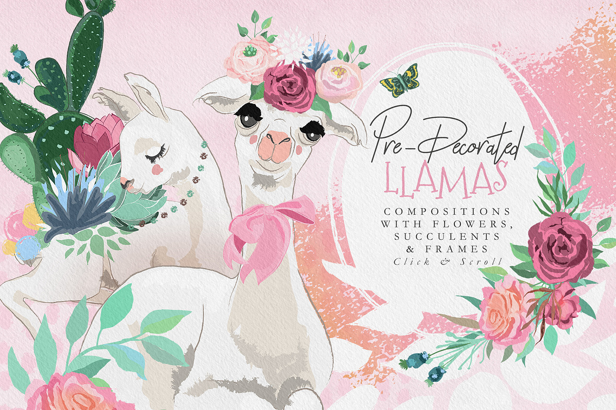 Oh La La Llama, an Animal Illustration by Anna Babich
