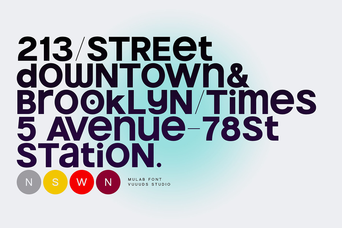 Mulab Font, a Sans Serif Font by vuuuds | Creative Market