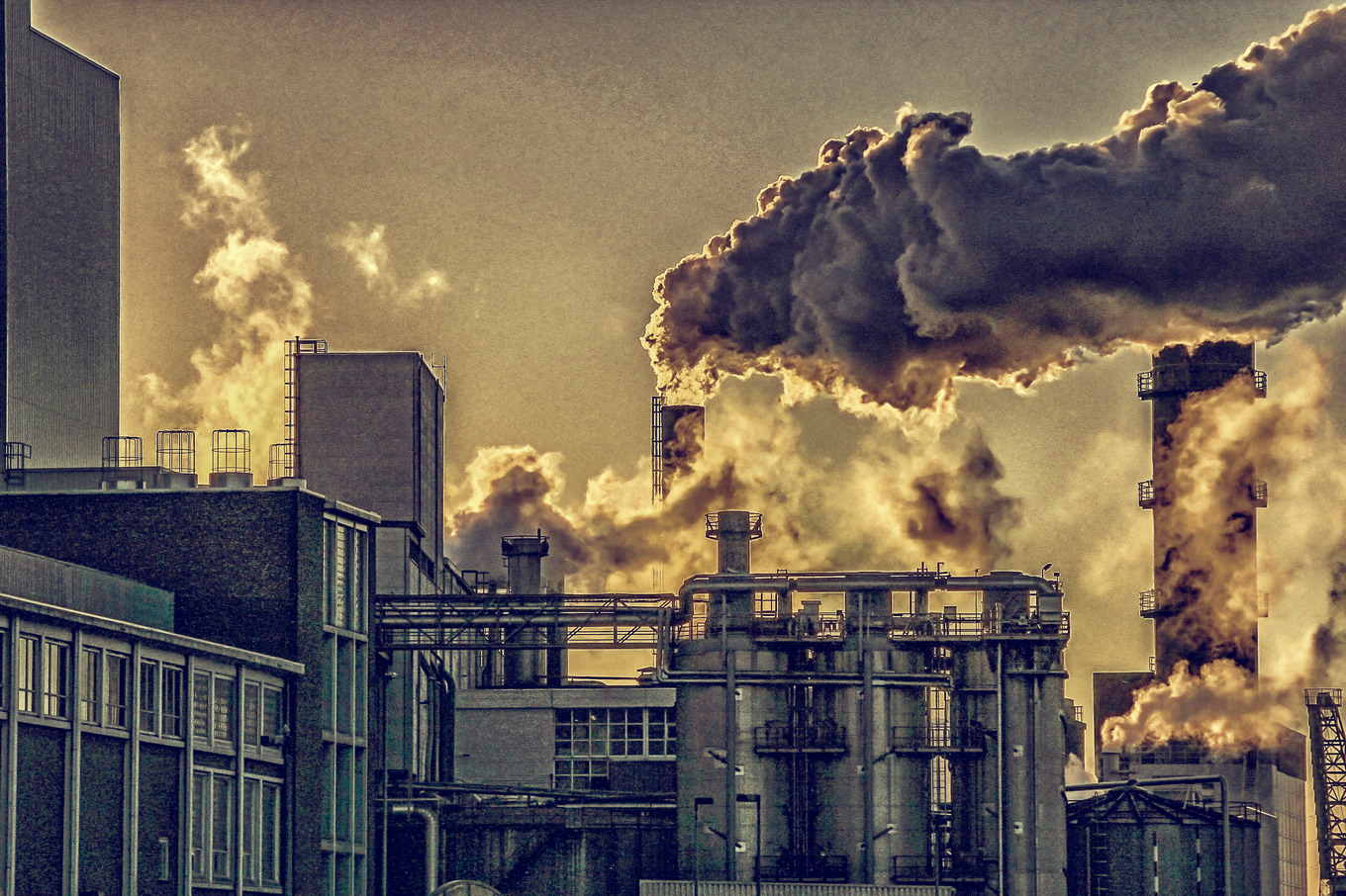 Industrial steam, an Industrial Photo by Patricia Hofmeester