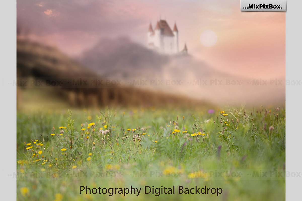 Castle backdrops, a Background Graphic by MixPixBox