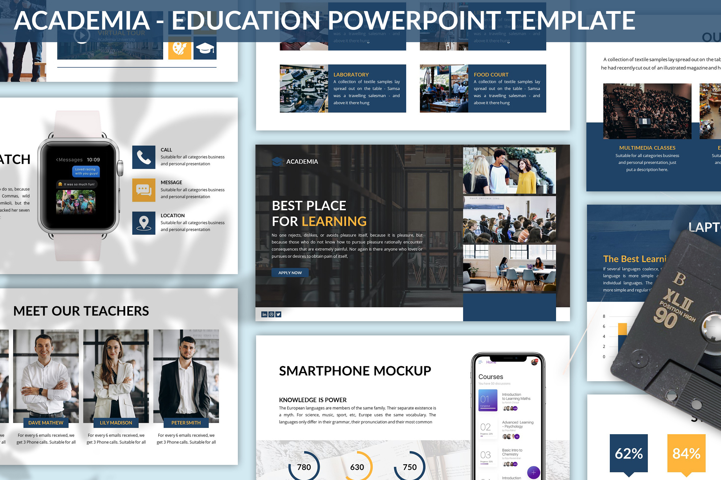 Academia - Education Powerpoint | Presentation Templates ~ Creative Market