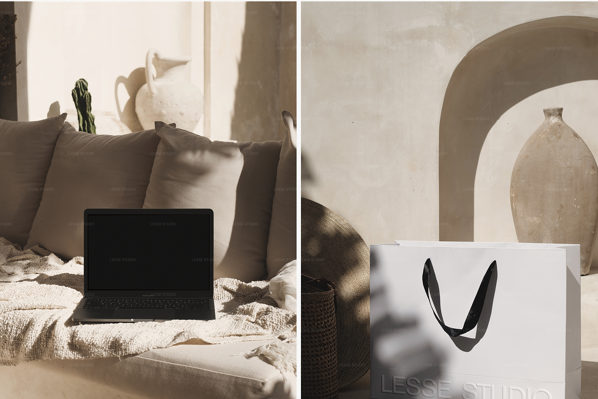 Cinta Photo Mockup Bundle, a Packaging Mockup by Lesse Studio