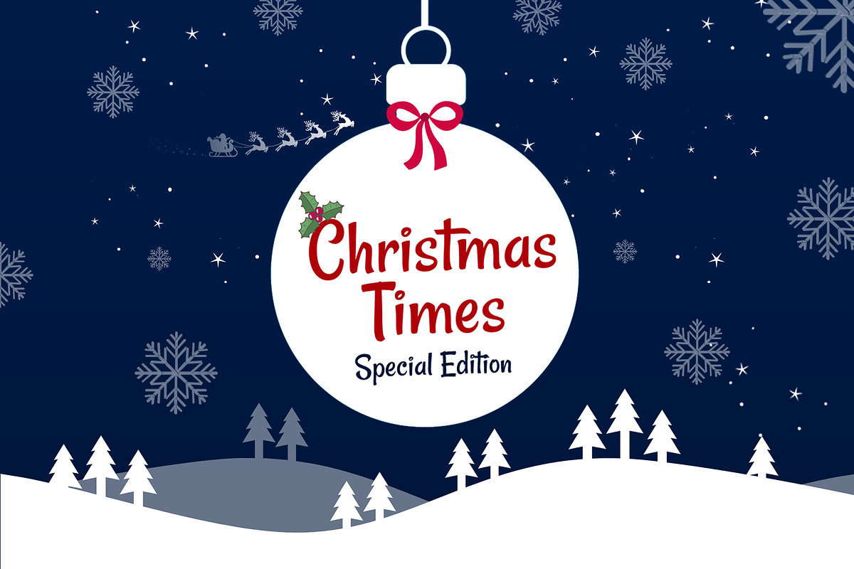 Christmas Times PowerPoint Template, a Presentation Template by RRGraph