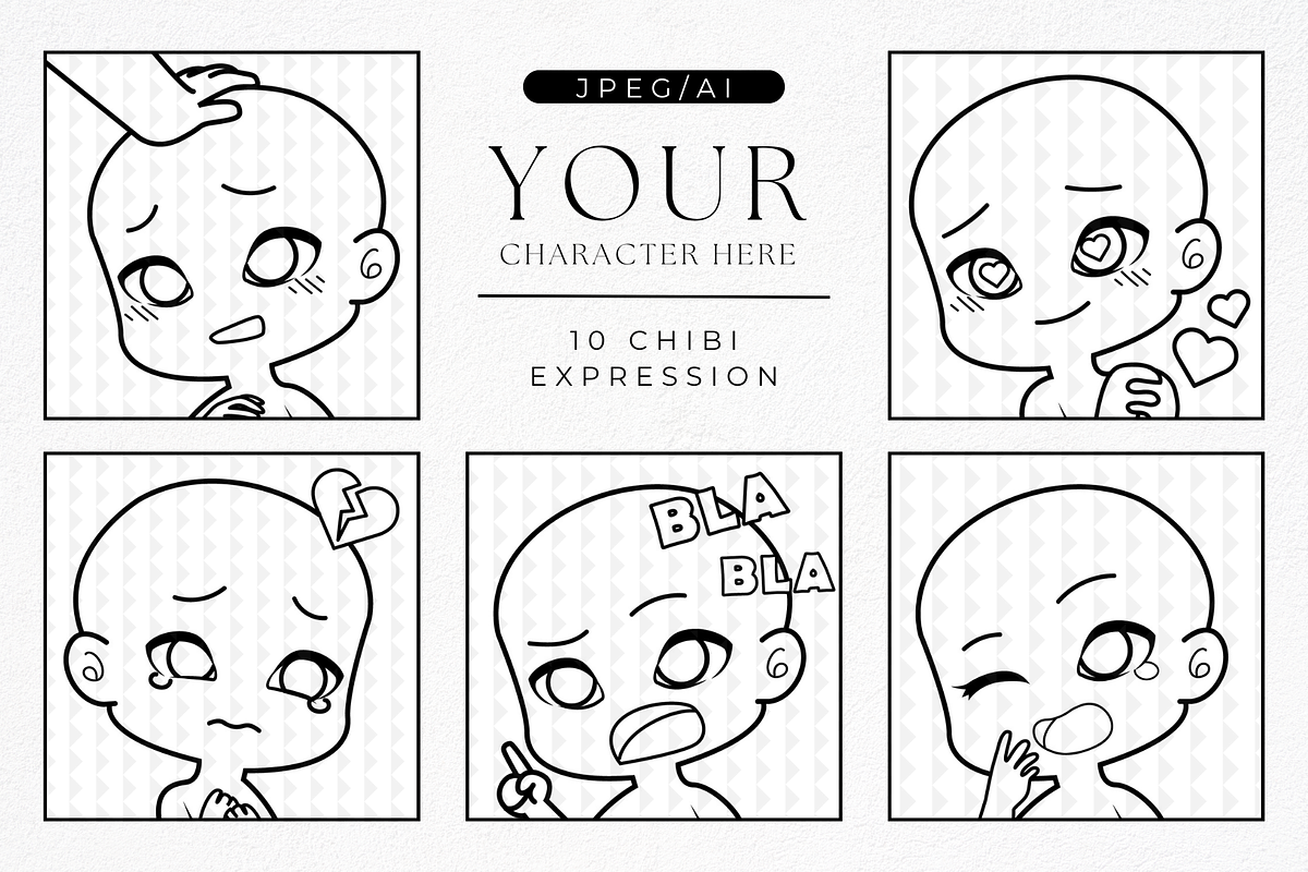 YCH Chibi Expression Vol 1