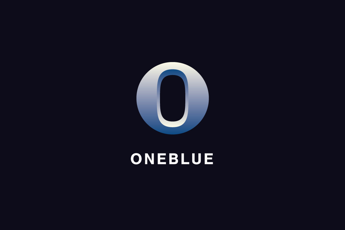 One Blue Logo Template, a Branding & Logo Template by PixaSquare