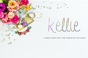 Kellie - 2 Fonts Included, a Script Font by OnTheSpotStudio