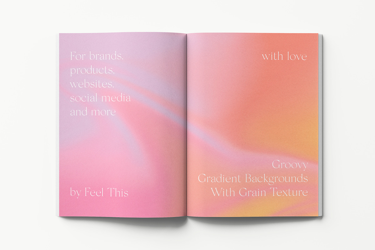Groovy Liquid Gradient Textures, an Object Graphic by Feel This