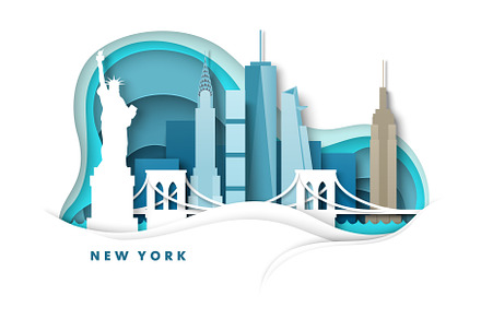 New York symbols | Illustrations ~ Creative Market