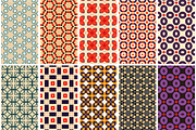 10 retro patterns, a Texture Graphic by LucyYa