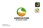 Agriculture Gradient Logo Design, a Branding & Logo Template by yuanesei