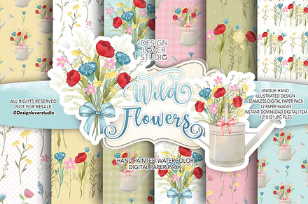 Spring patterns, a Pattern Graphic by Rosabebe