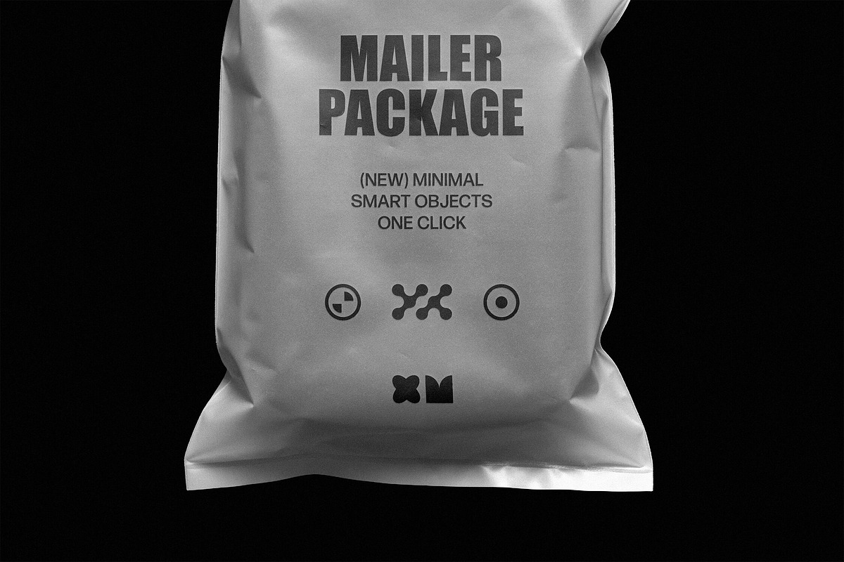 Plastic Mailer Mockup, a Product Mockup by Design Squad