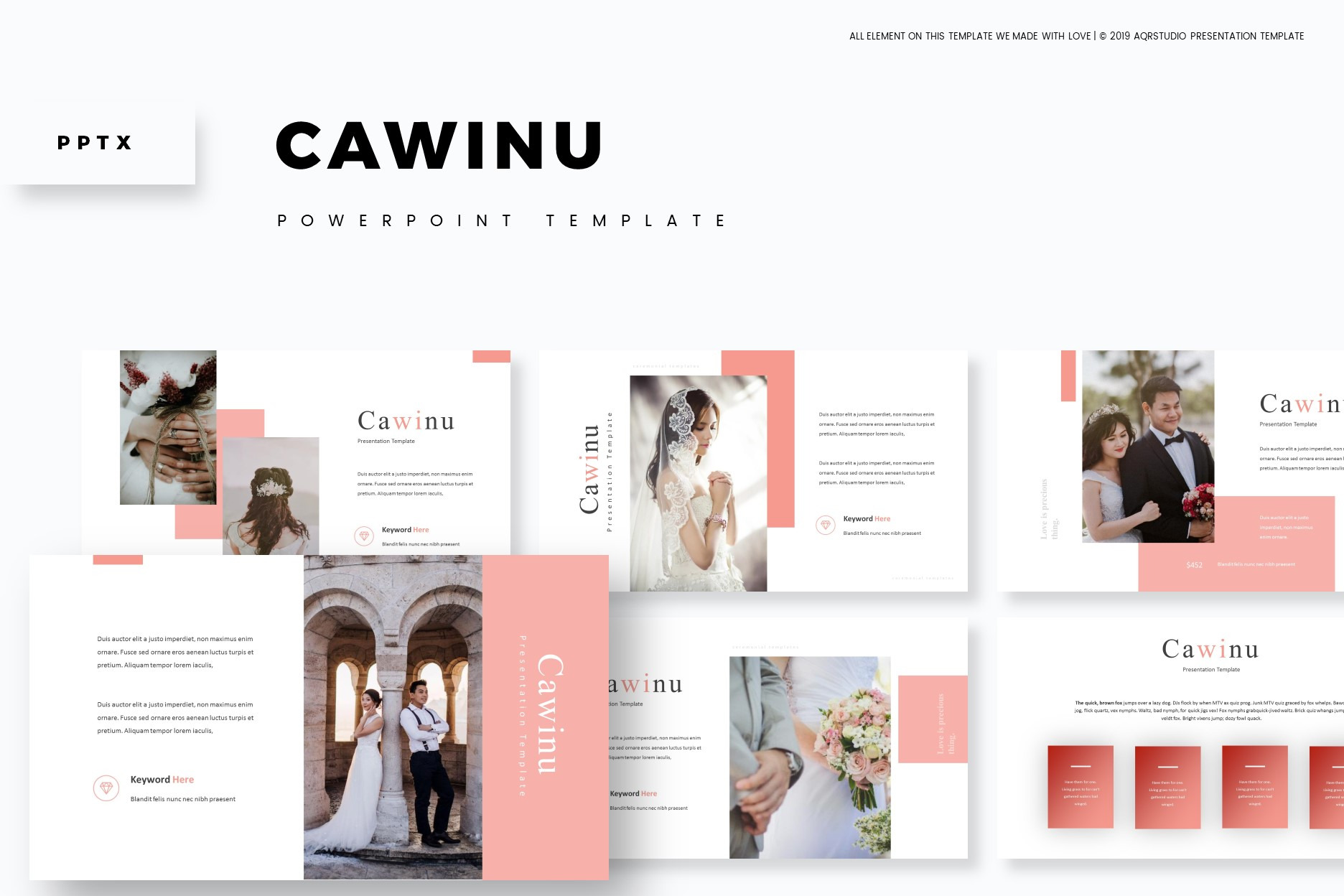 Cawinu - Powerpoint Template, a Presentation Template by AQR Studio