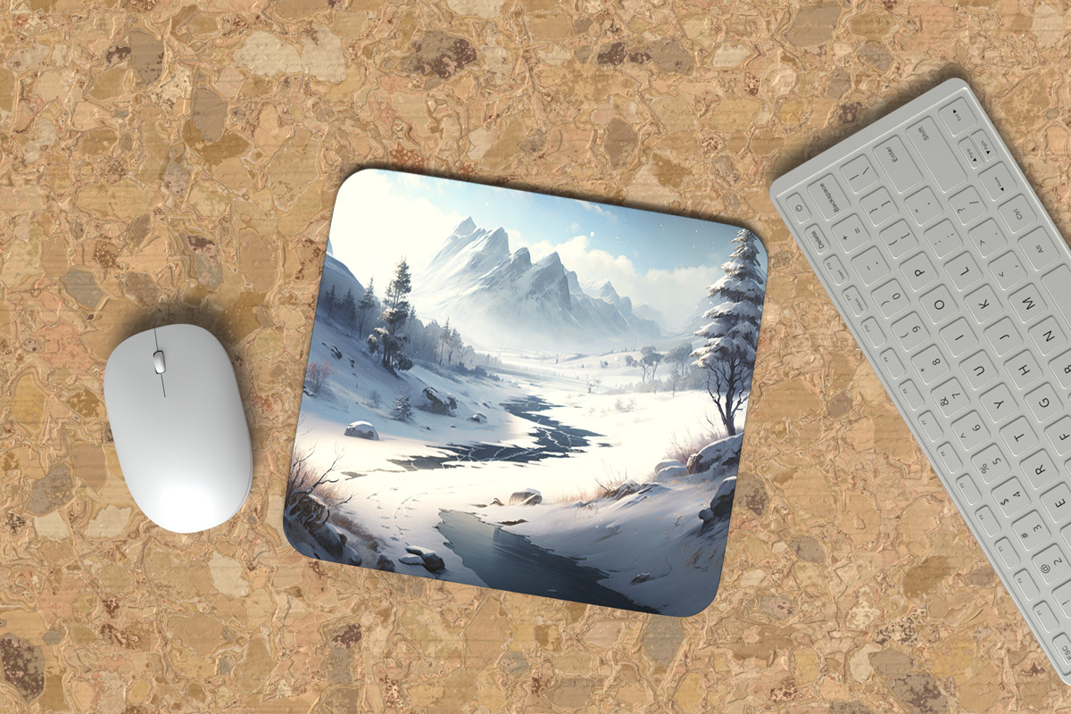 Mouse Pad Layout Mockup, an Advertising Mockup by Rami's Mockups