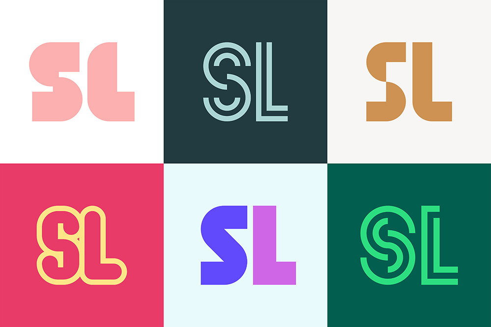 Set of letter SL logos, an Object Graphic by NataliiaVolyk