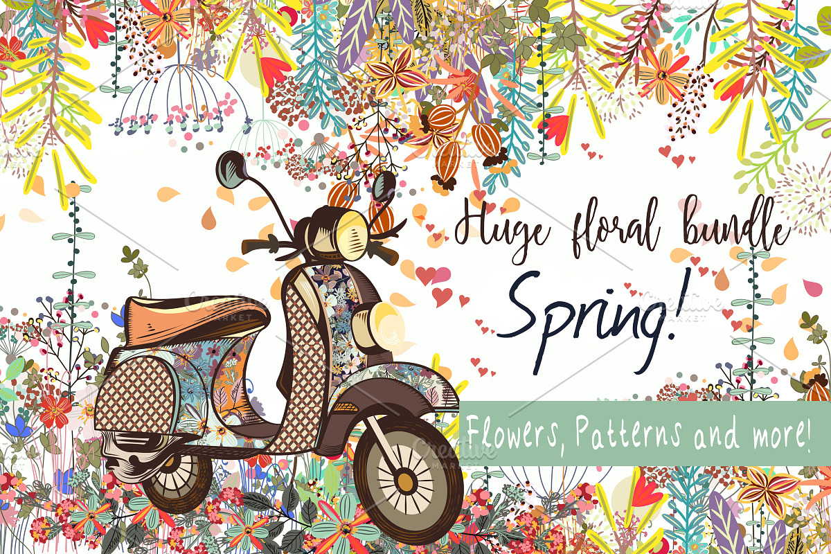 It's spring! Vector and PNG clipart, an Object Graphic by FleurArt