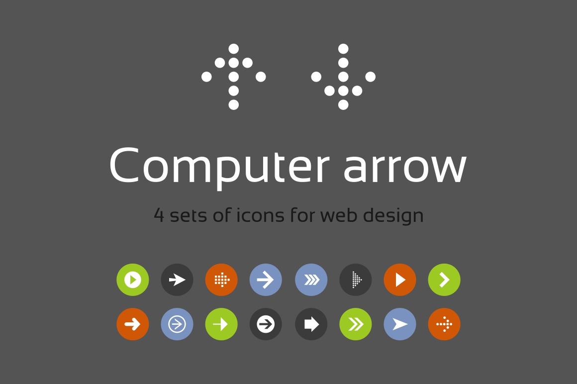 Computer arrow, an Icon by Vector