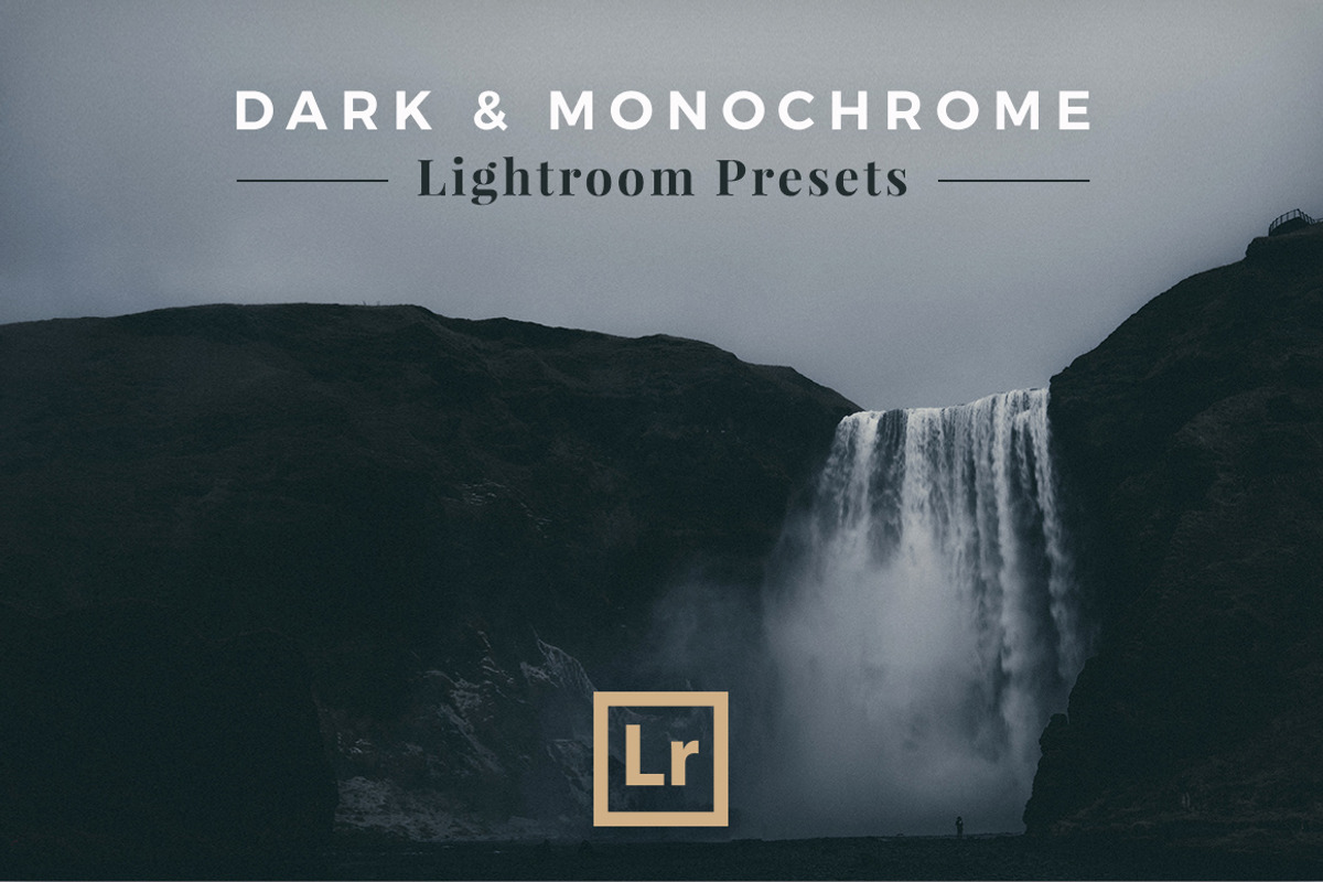Dark & Monochrome, Lightroom Presets, an Action Add-On by PhotoMarket