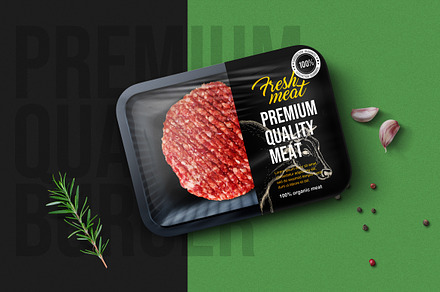 Meat Package Mockup
