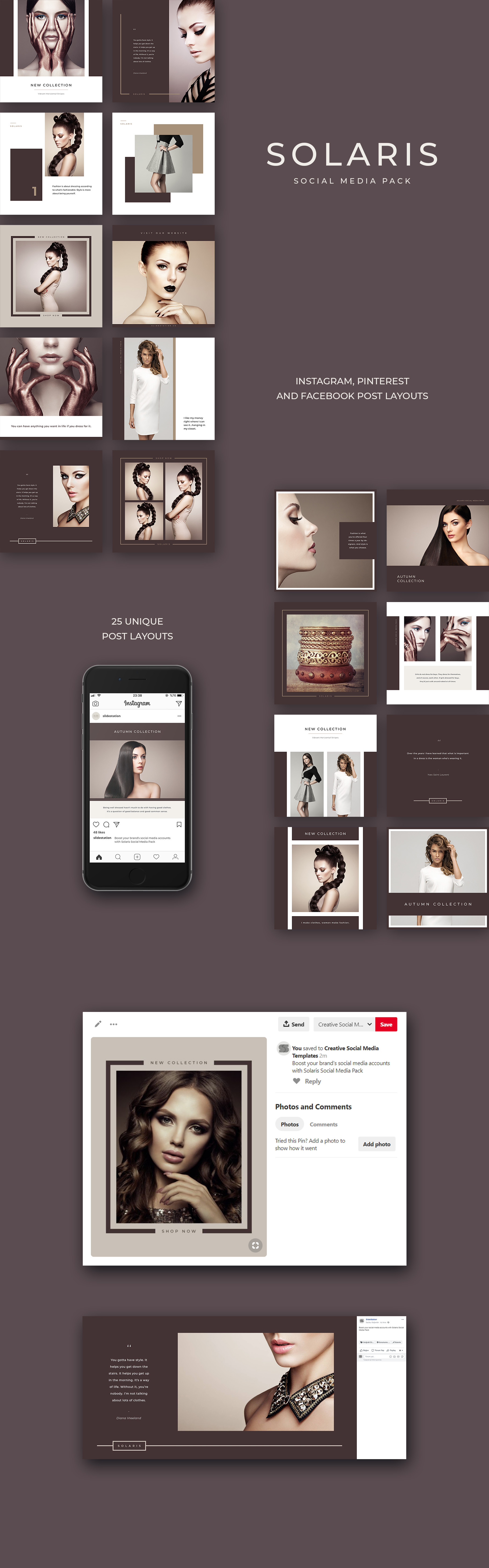 Solaris Social Media Pack, a Social Media Template by SlideStation ...