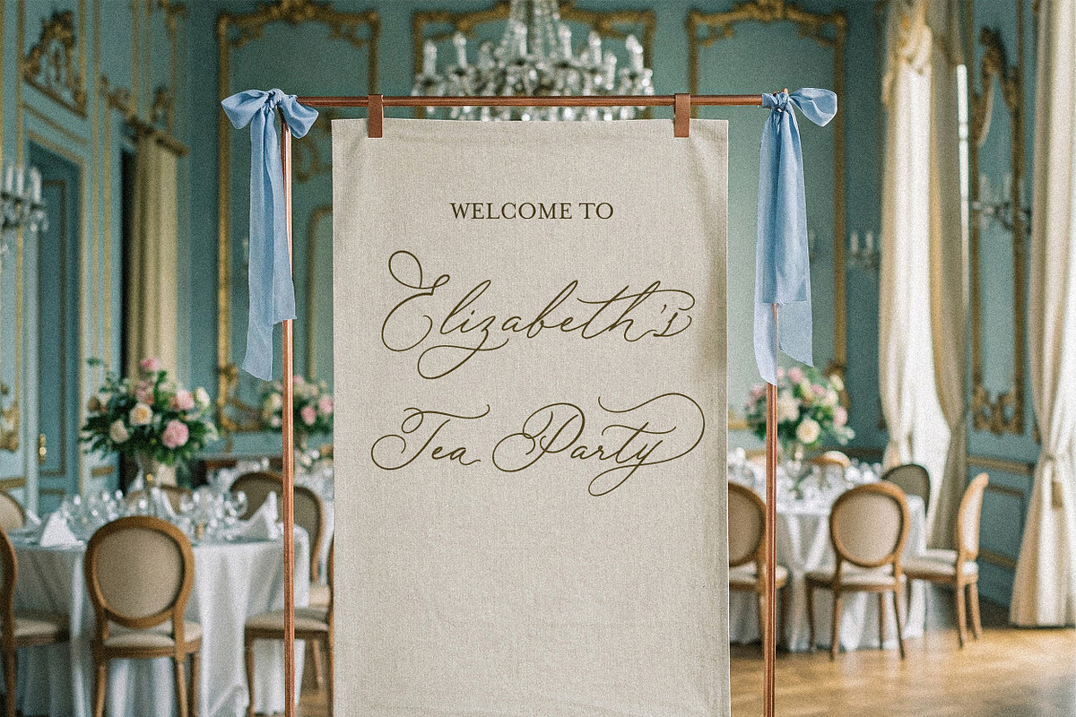 Rose Orchard Garden // Script Font, a Script Font by PeachCreme