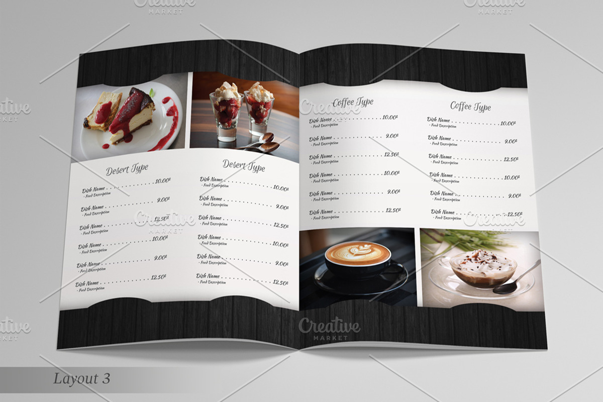 Restaurant Menu & Business Card, a Brochure Template by BettyDesign
