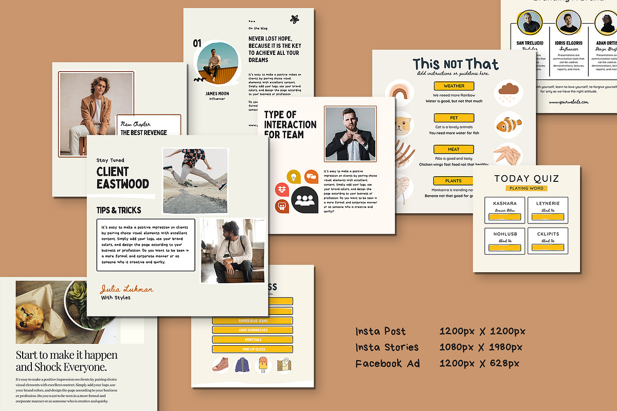 Instagram Creator For Teacher CANVA, a Social Media Template by Analogi ...