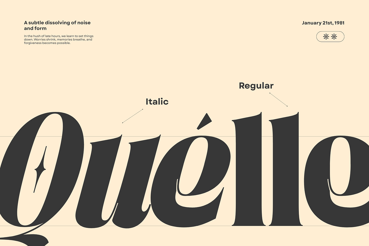 Quelia Vintage - Branding Logo Font, a Serif Font by Nirmana Visual