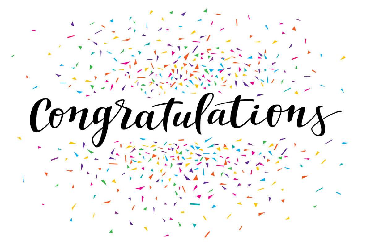 Confetti Congratulations, a Decorative Illustration by Soulful Vectors