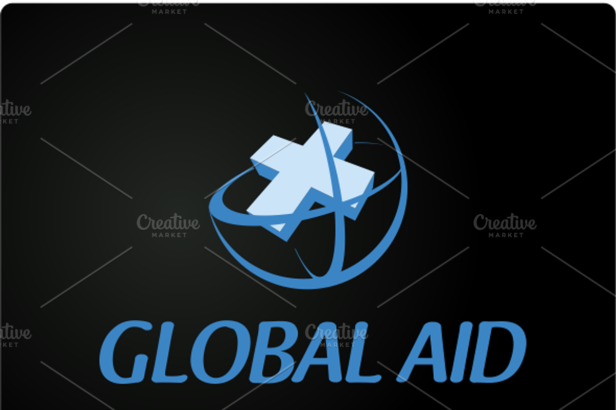 Global Aid Logo Design, a Branding & Logo Template by free2fonts