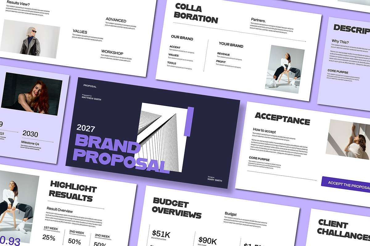 Brand Proposal Presentation Template