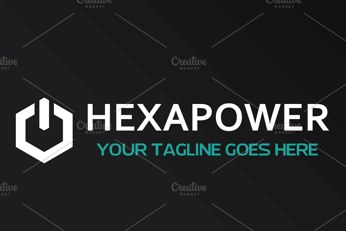 Hexa Power Logo, a Branding & Logo Template by MLJ studios