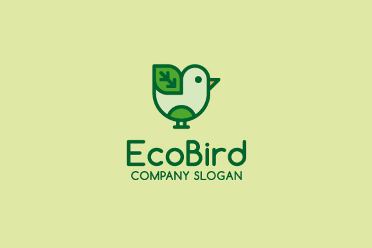 Eco Bird Logo, a Branding & Logo Template by Mauro Bertolino