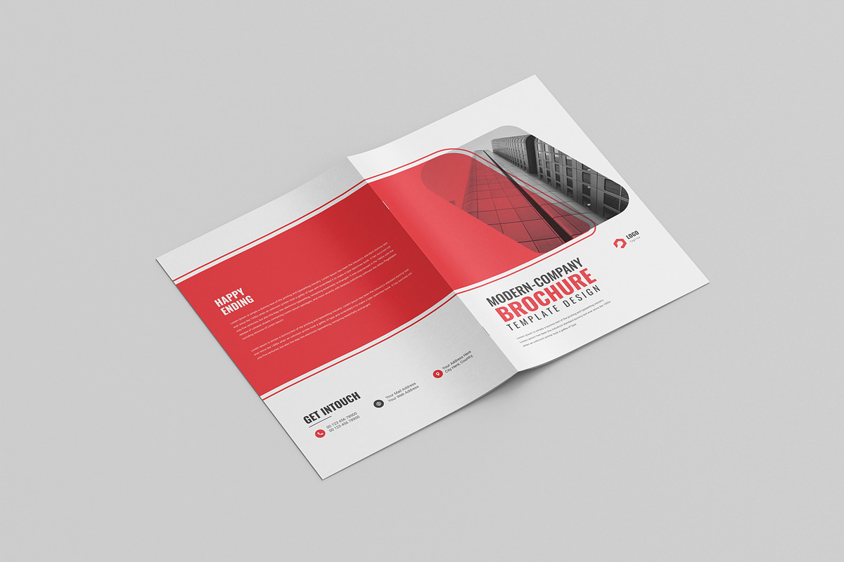 A4 Bifold Brochure Design Template, a Brochure Template by Stocker_Template