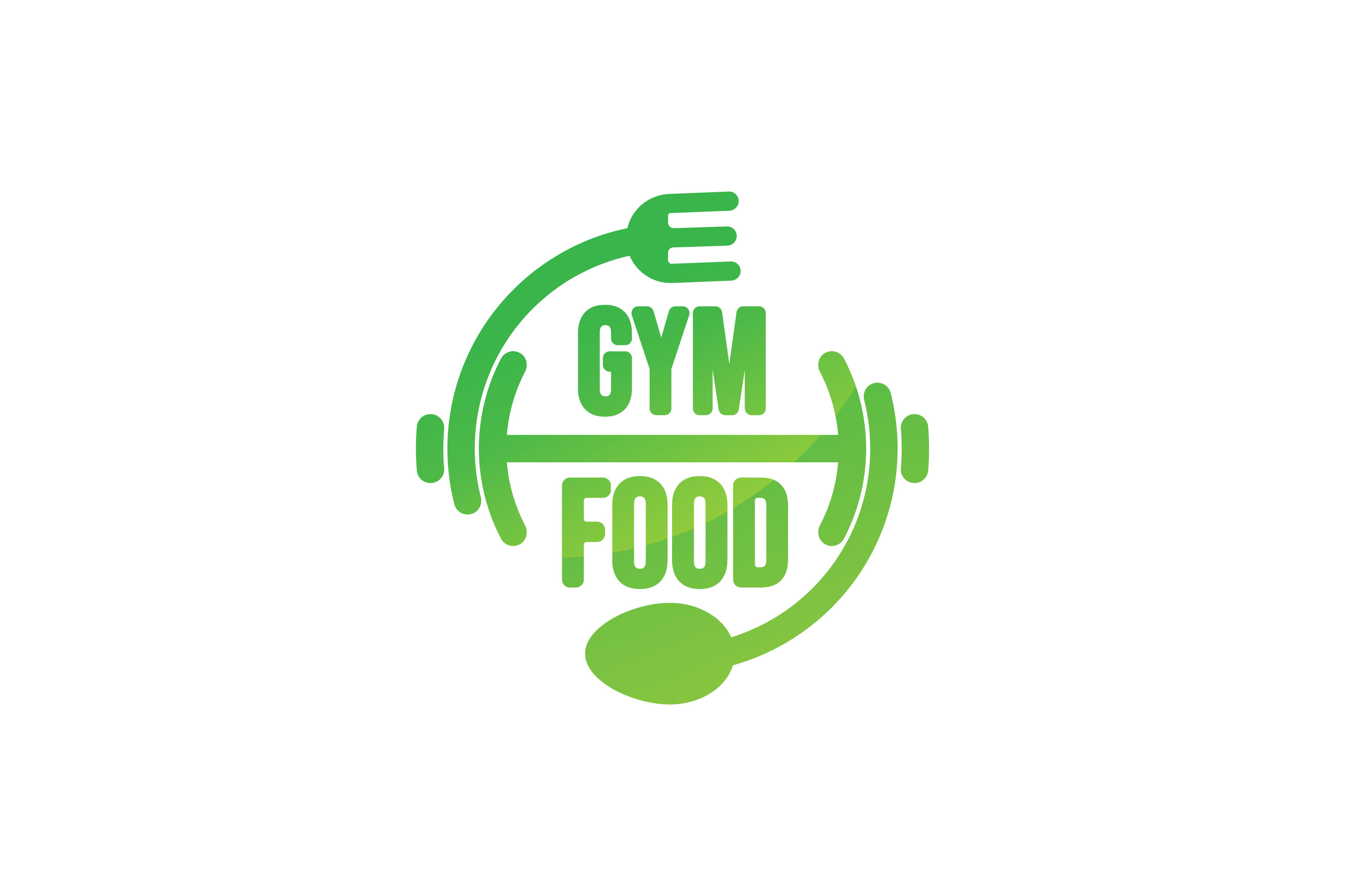 Gym Food Fitness Logo, a Templates & Theme by Gumrega Studio