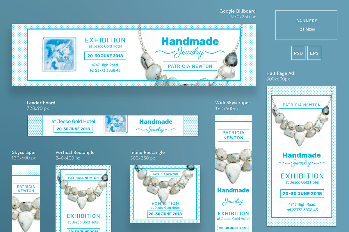 Mega Bundle | Handmade Jewelry, a Poster Template by Amber Graphics
