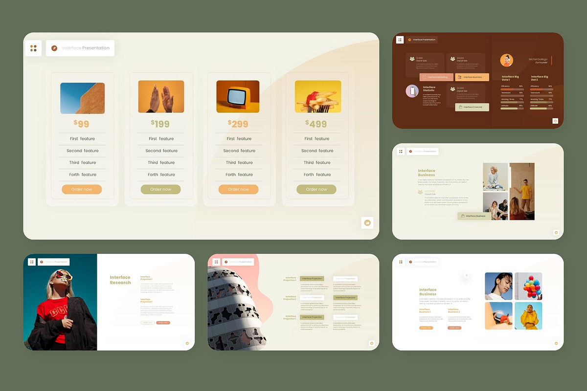 Interface Powerpoint, a Presentation Template by NecrolitSlide