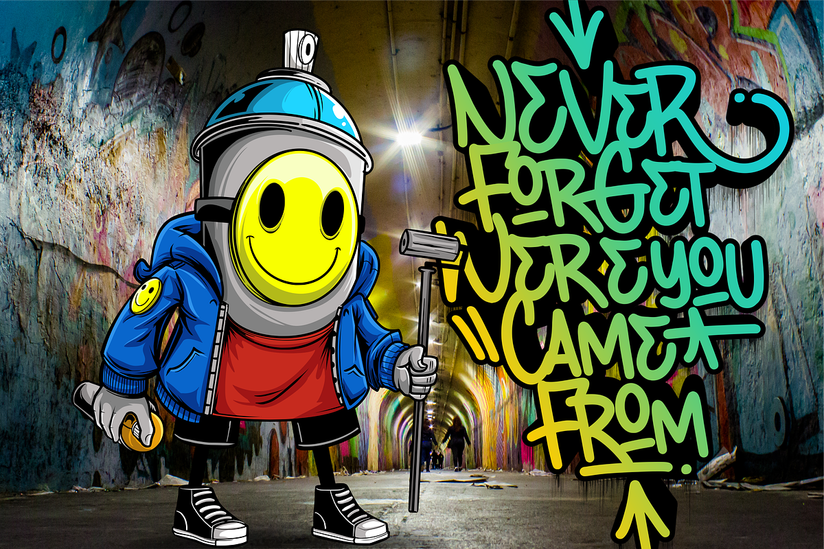 Timegoing a Graffiti Street Font, a Font by Allouse Studio
