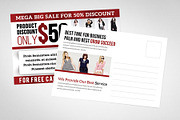Big Day Sale Post Card, a Card Template by AfzaalGraphics