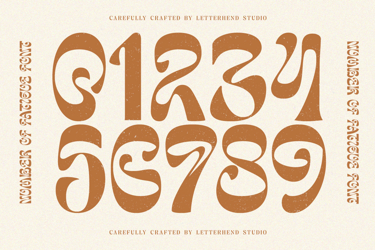 Fatigue Experimental Display Font, a Handwritten Font by Letterhend Studio