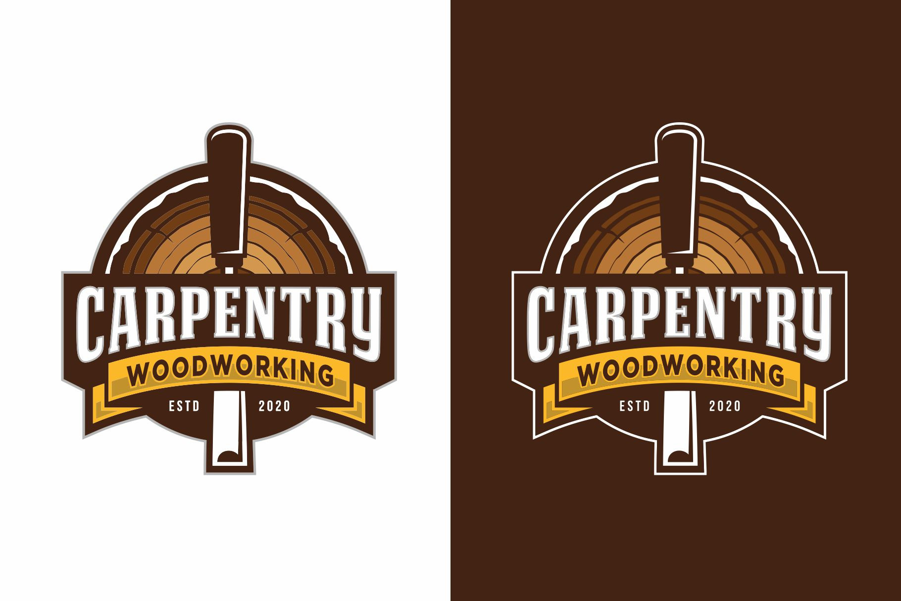Carpentry Logo Design Template, a Branding & Logo Template by swarnstudio