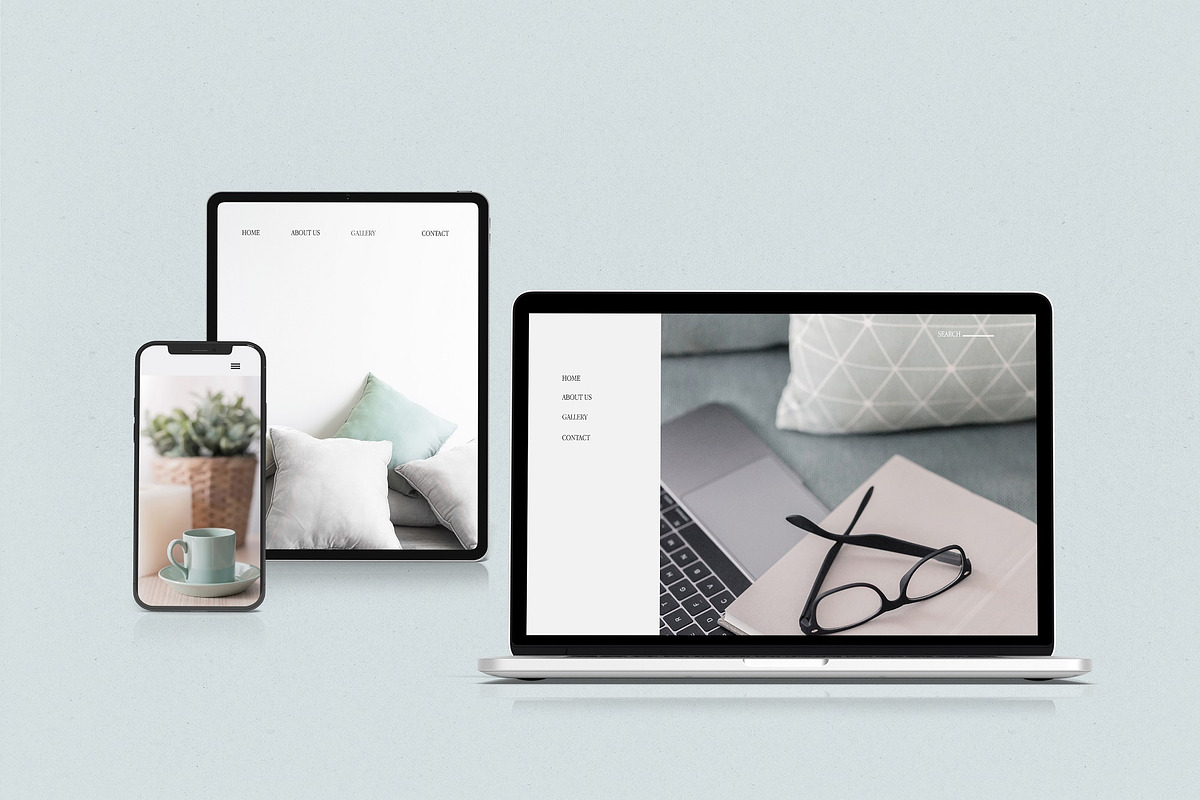 Multi Device Mockup, an iPhone Mockup by Graphicbars