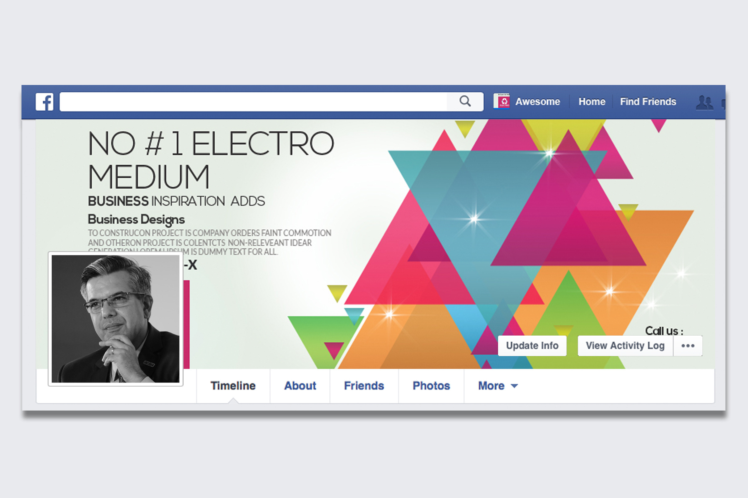 Music Party Night Facebook Timeline, a Templates & Theme by Business Flyers