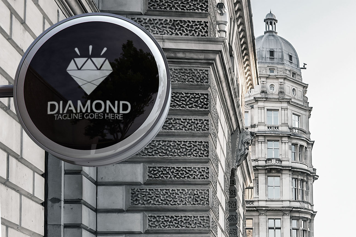 Diamond Logo Version 2, a Branding & Logo Template by Josuf Media