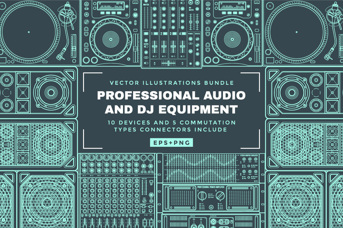 Sound speakers, audio & Dj equipment, an Object Graphic by TRIKONA